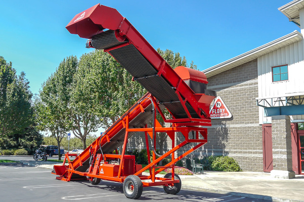 Flory Nut Harvesting Equipment » Berchtold Equipment Co., California